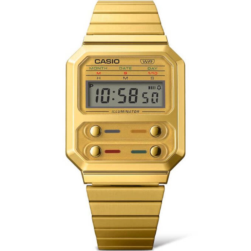 Casio Digital Watch Stainless Steel Editorialist